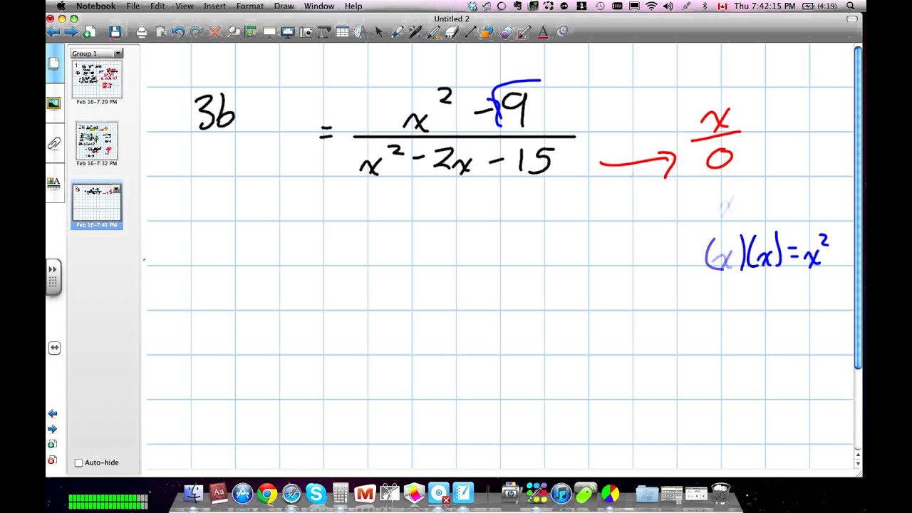 factoring and Restrictions to Polynomials Grade 11 University Chapter 2 ...