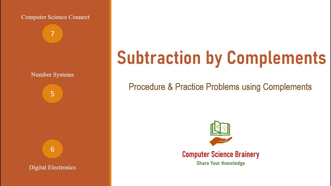 Subtraction using Complements | Number Systems | Digital Electronics ...