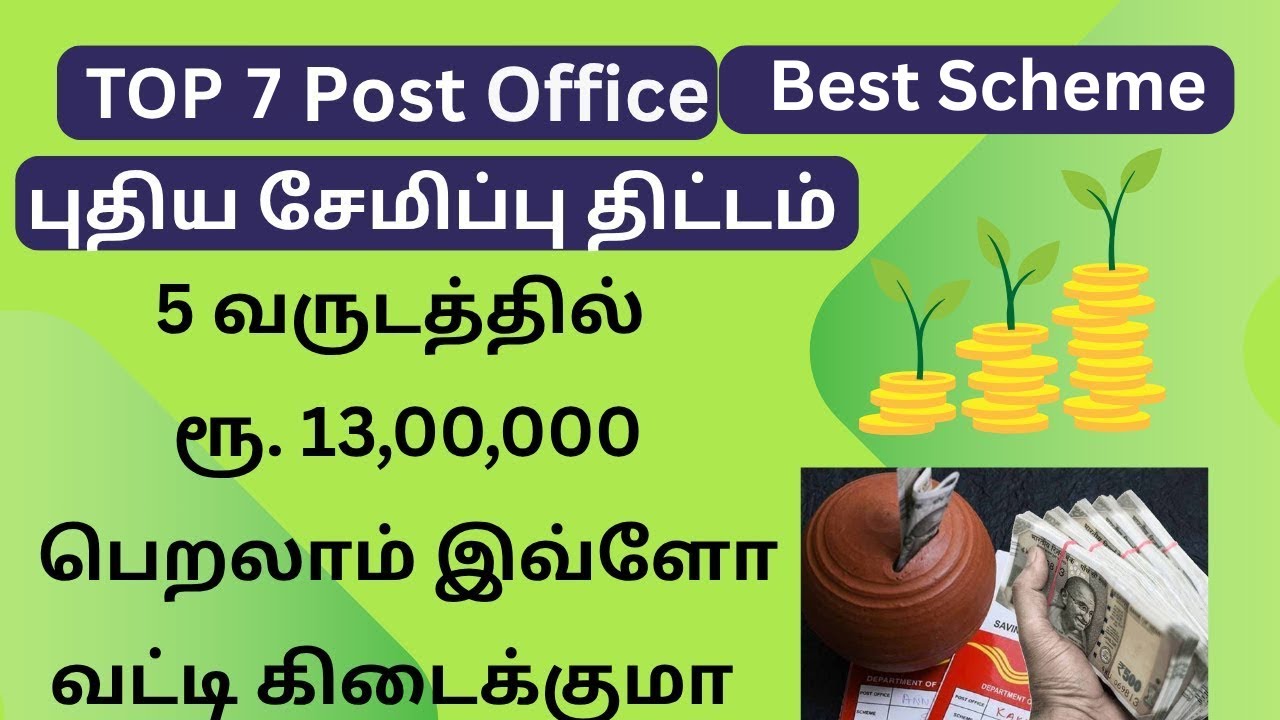 Top 7 Post Office Schemes 2025 🏤 Safe Investment Plans 💰 Best Savings ...