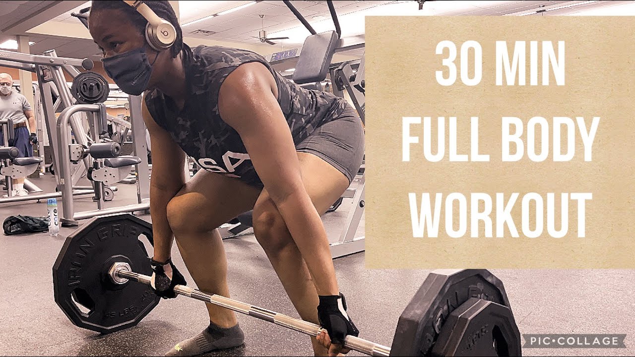 30 MIN FULL BODY GYM WORKOUT | TONE AND STRENGTH WORKOUT | TOTAL BODY ...