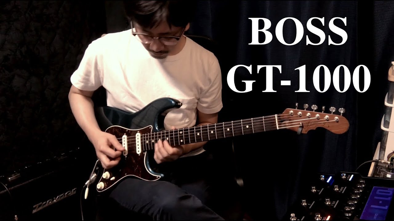 BOSS GT-1000 Envelope Filter Sound - YouTube