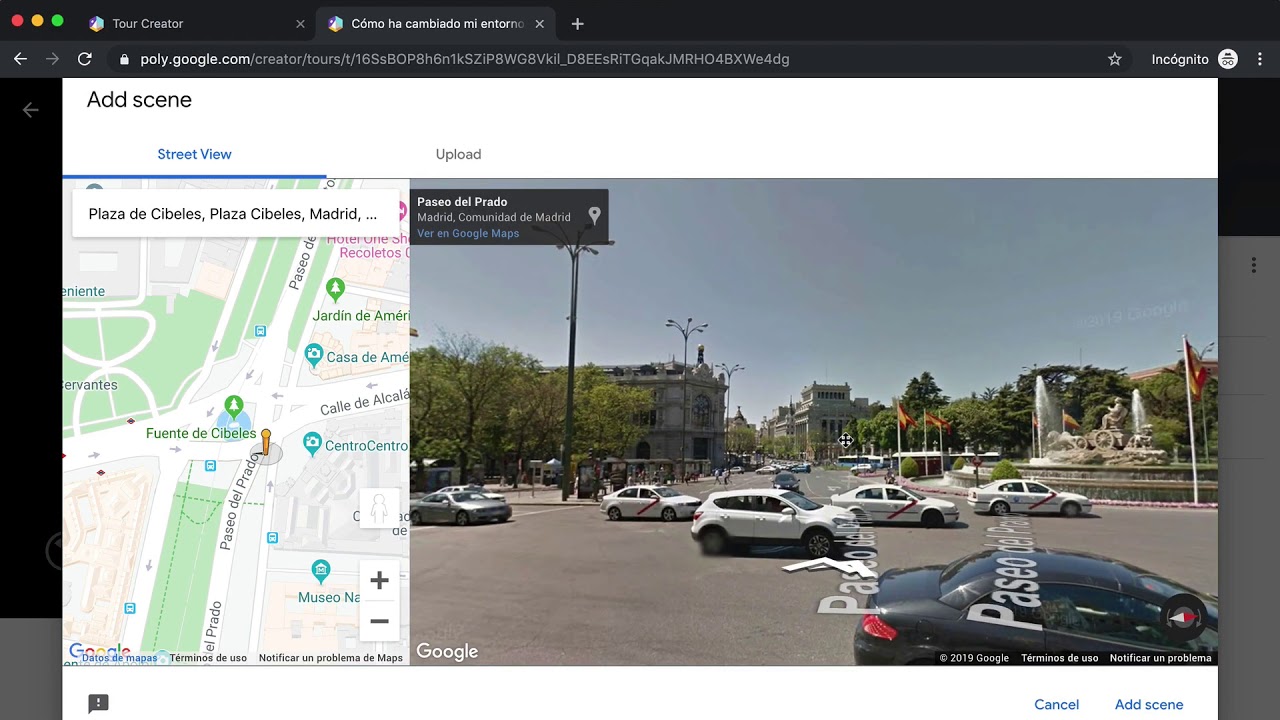 Google Tour Creator utilizando Google Street View (BNEscolar) - YouTube