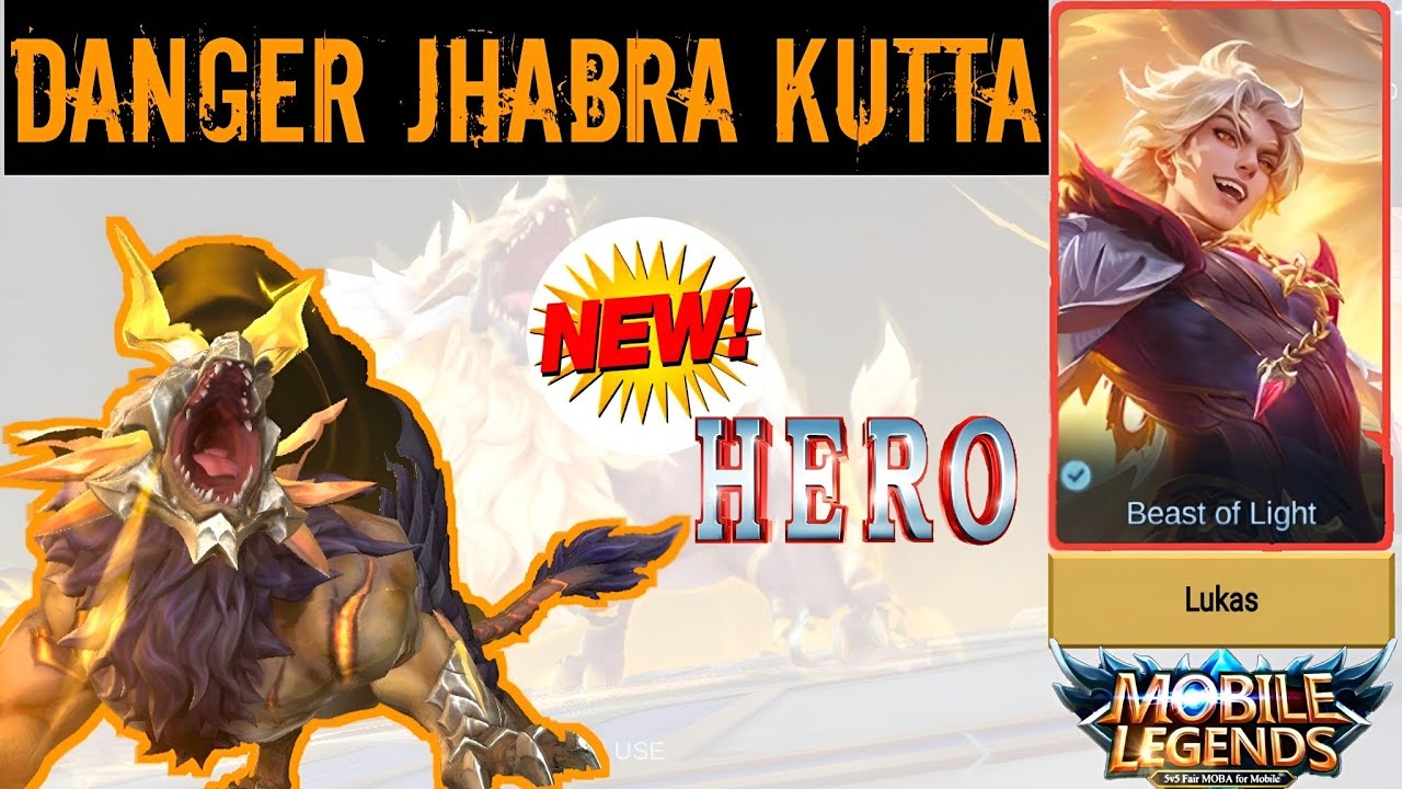 🌟 Meet Lucas: The New Hero in Mobile Legends Bang Bang! 🔥| Danger ...