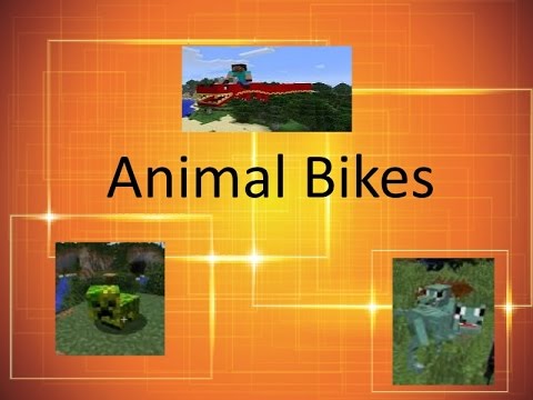 Minecraft: ANIMAL BIKES MOD - YouTube