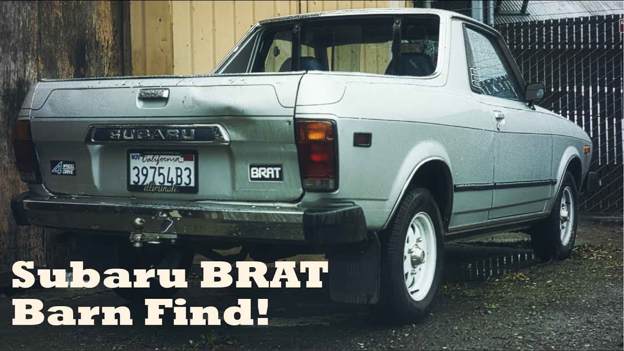 1981 Subaru BRAT Barn Find Walk Around - YouTube