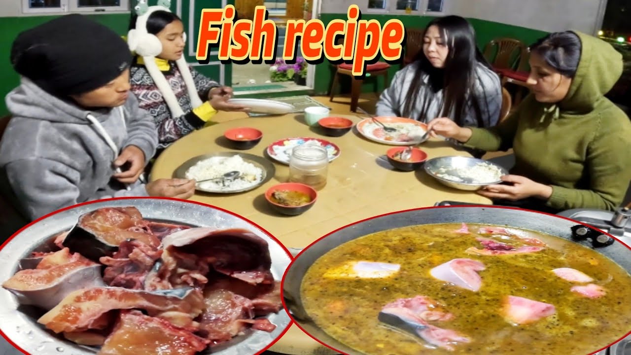 Village style fish cooking and eating😋hamro nepali kitchen ...