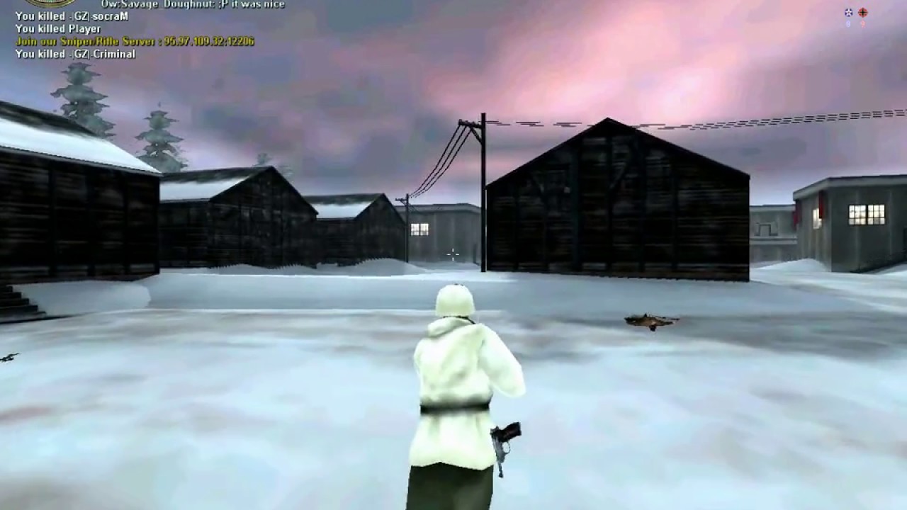 MOHAA Sniper Only - M2l1 Gameplay GZ Server - YouTube