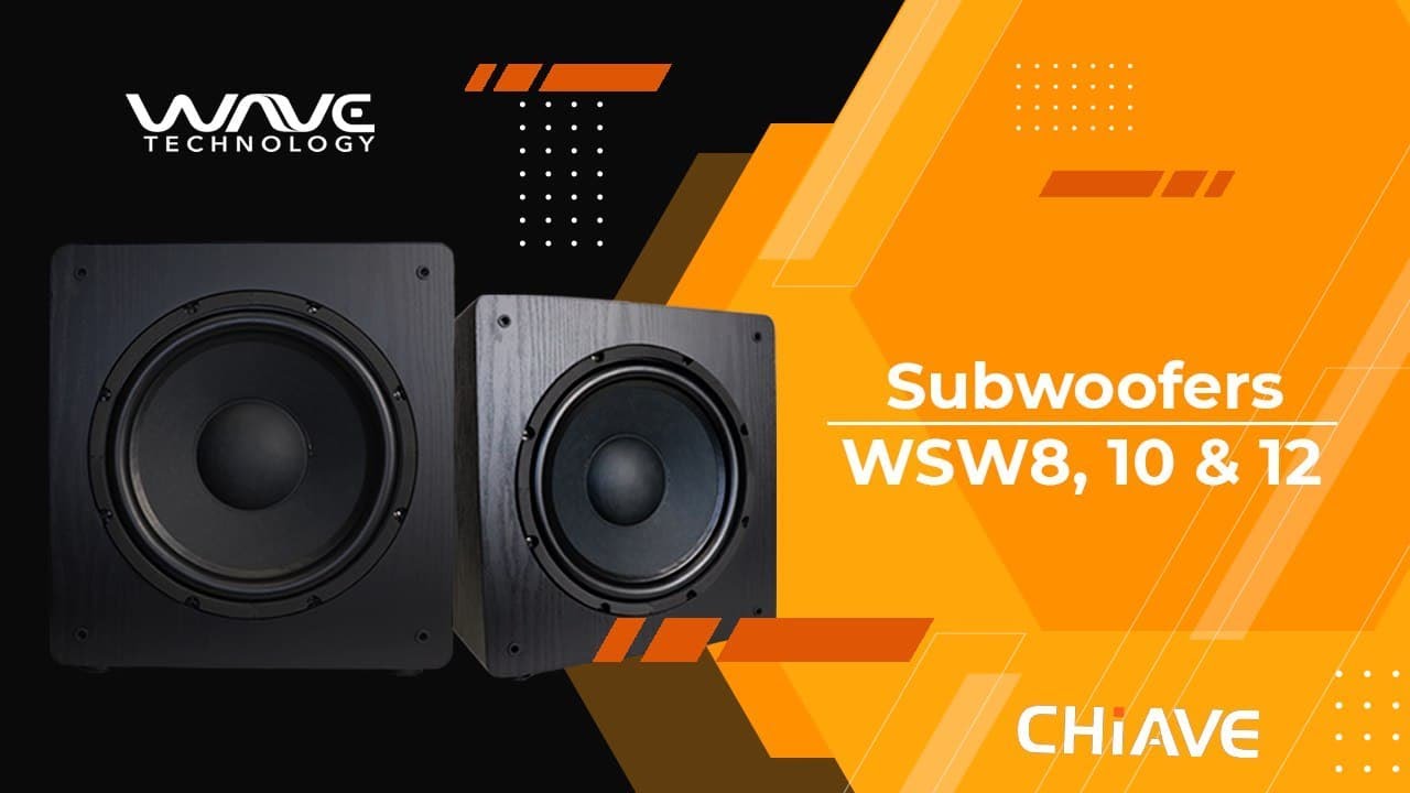 Subwoofers Modelos: WSW8, WSW10 e WSW12 Wave Technology - YouTube