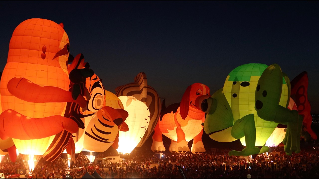 The stars of the 2024 Albuquerque Balloon Fiesta 52nd Anniversary - YouTube