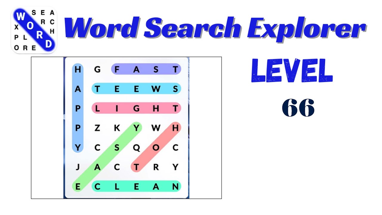 Word Search Explorer Level 66 Answer 🔍 | Step-by-Step Guide | Go Answer ...