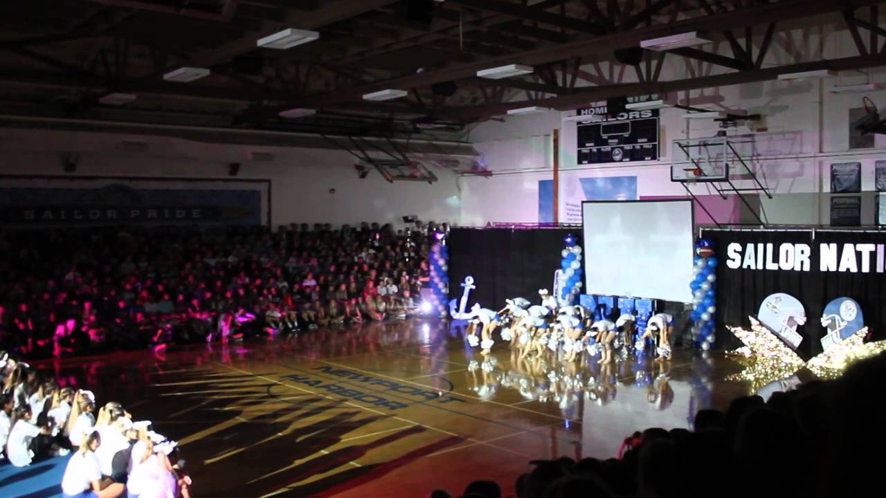 NHHS Battle of the Bay Pep Rally Song - 9-18-2014 - YouTube