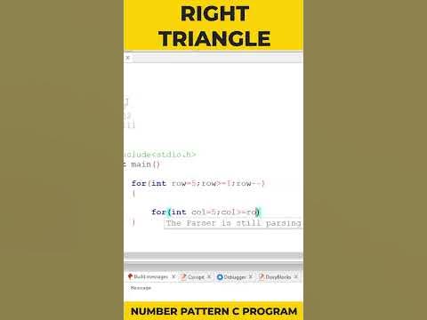 C pattern program (5-44-333-2222-11111) - YouTube