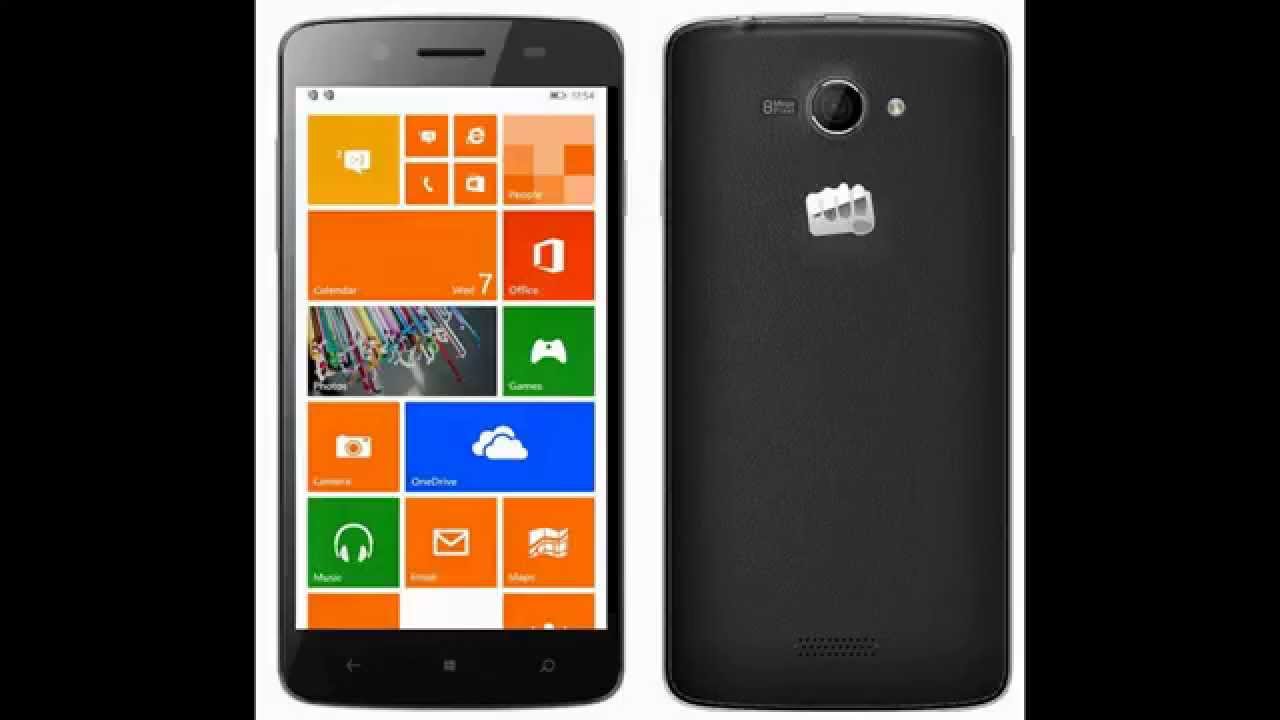 Micromax Canvas Win W121 First Look and Price Review - YouTube