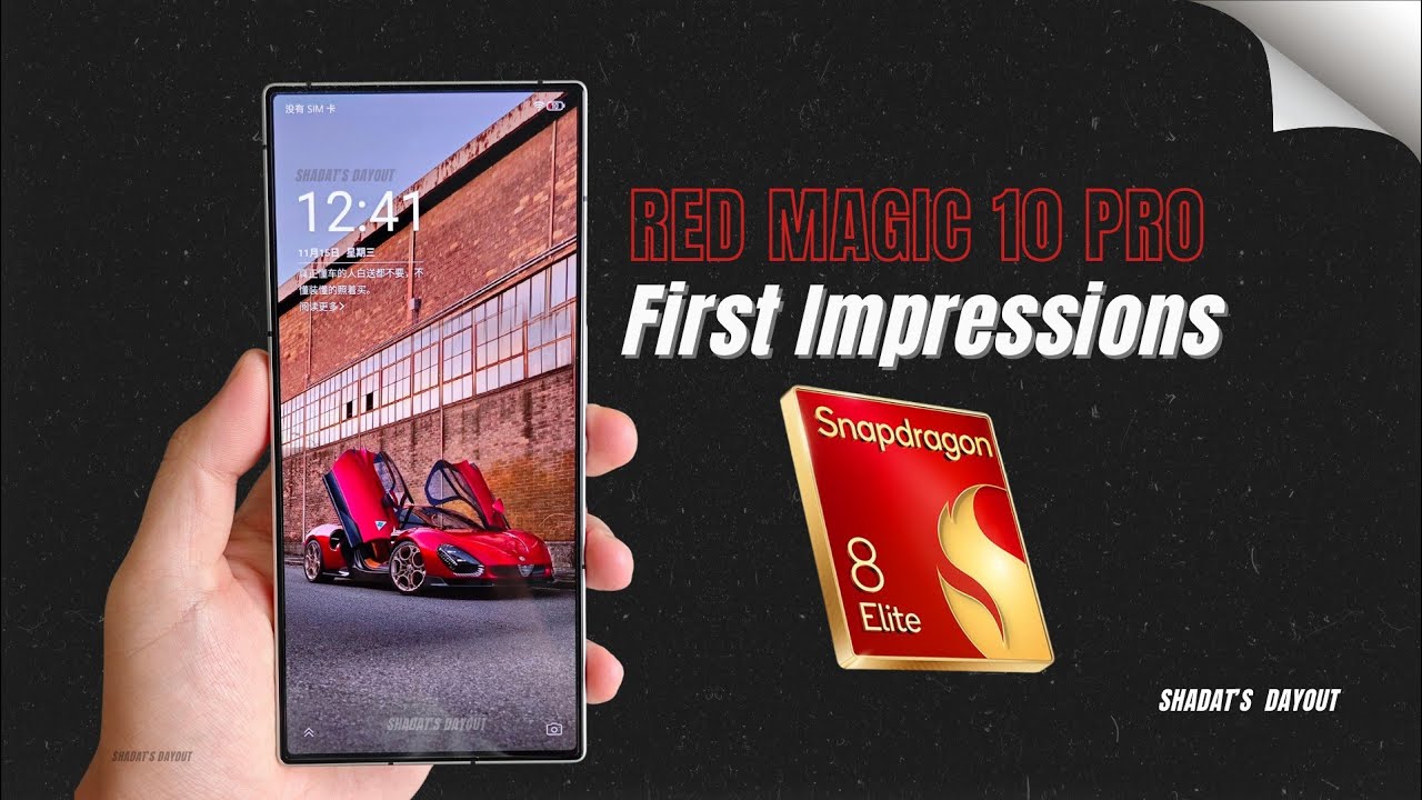 Red Magic 10 Pro OFFICIAL First Look with Snapdragon 8 Elite – Game ...