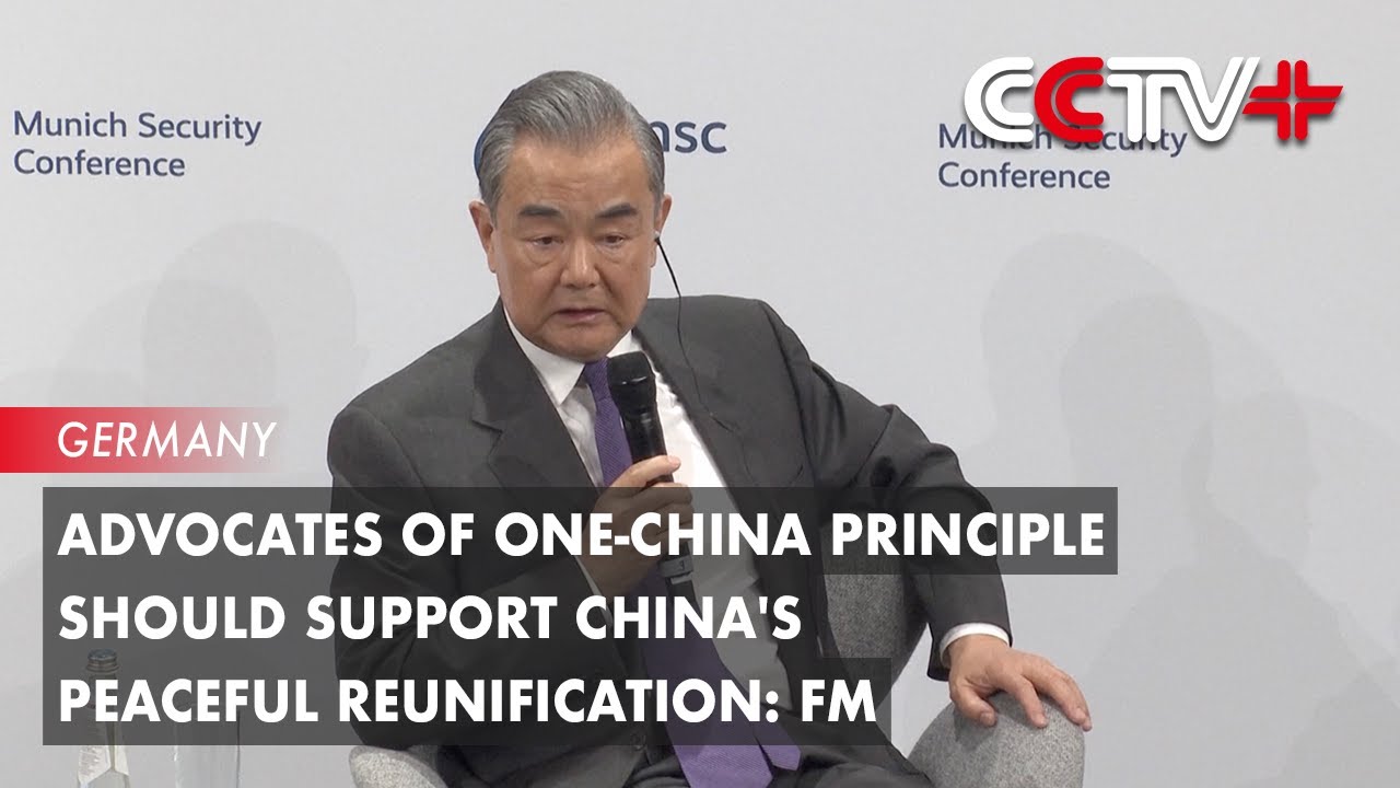 Advocates of One-China Principle Should Support China's Peaceful ...