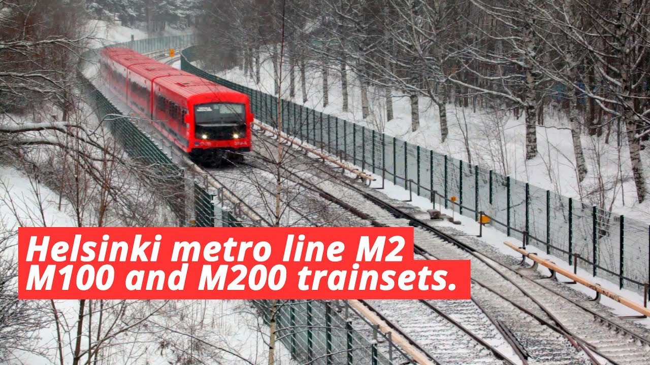 [HKL] Helsinki metro M100 and M300 trainsets - YouTube