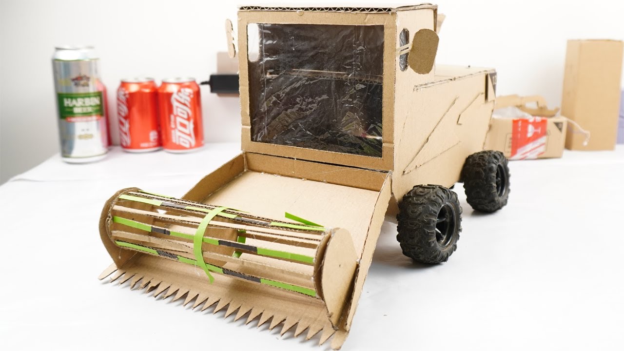 How to make a DIY paper shell harvester - YouTube