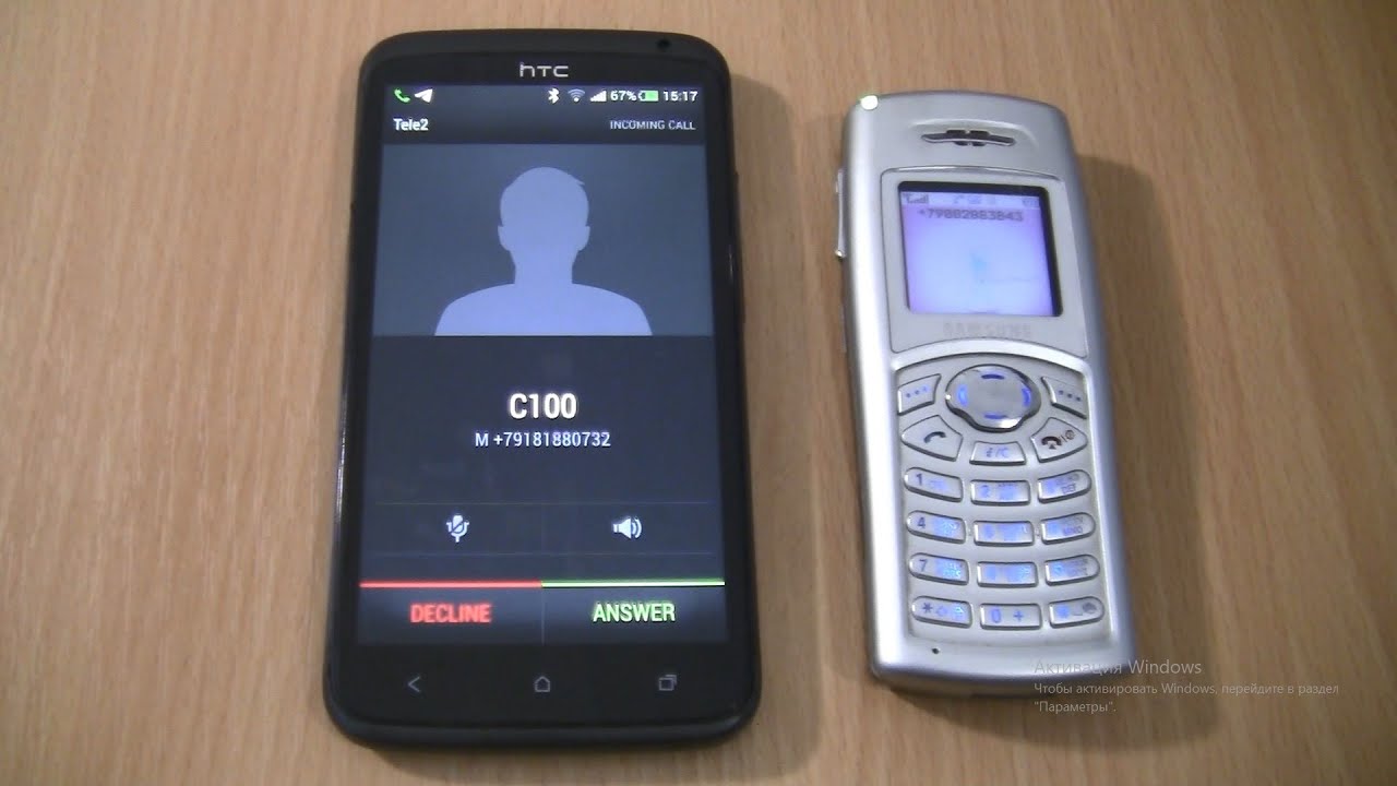 Incoming call & Outgoing call at the Same time htc One X + Samsung c100 ...