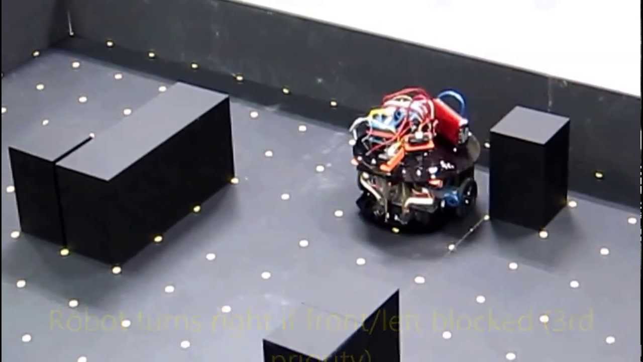 Robot Running Pathfinding Algorithm Youtube
