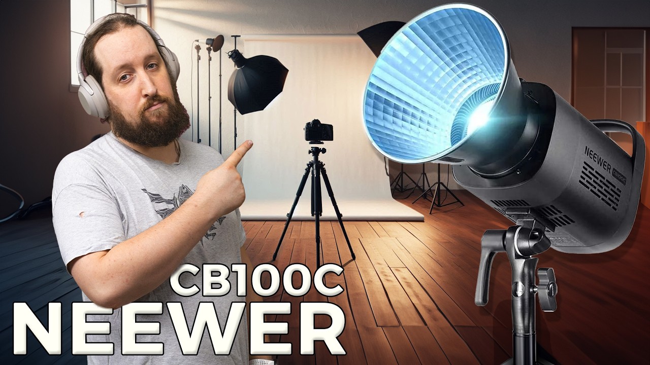 Neewer CB100C : L’Éclairage Idéal pour Vos Vidéos ? - YouTube