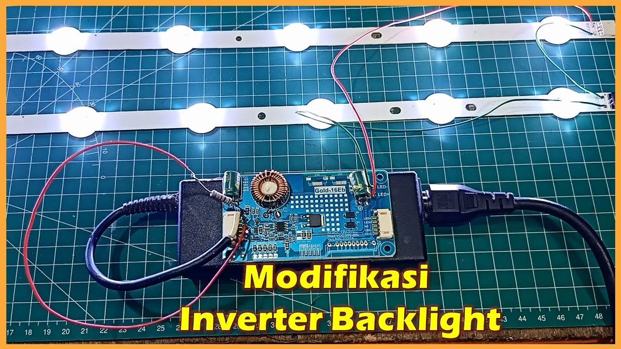 Cara Modifikasi Inverter Backlight TV LED - YouTube