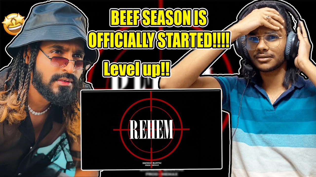 EMIWAY REHEM REACTION | Kartikey Sharma - YouTube