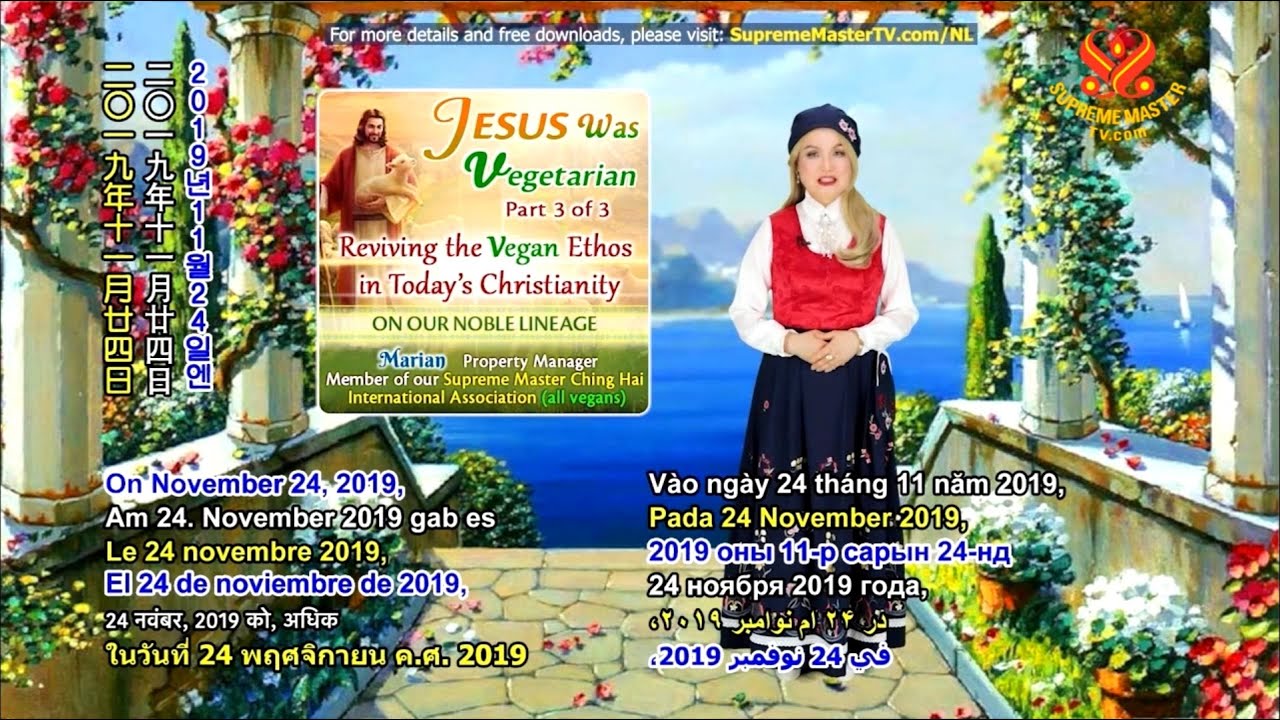 Jesus was Vegetarian, P3of3 Reviving the Vegan Ethos in Today’s ...