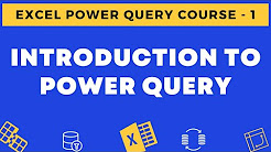 FREE Excel Power Query Course - YouTube