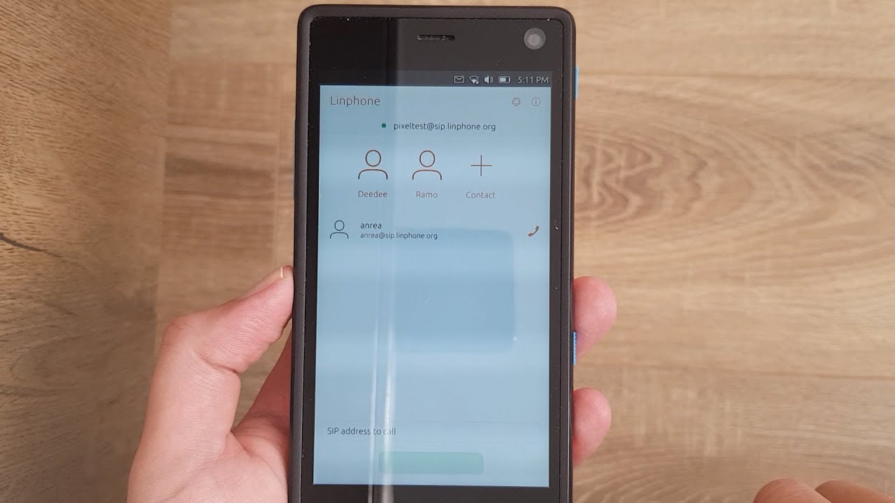 Linphone - SIP client for Ubuntu Touch - YouTube