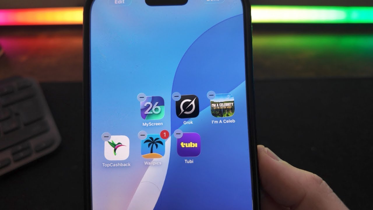 How to Move Multiple Apps at Once on iPhone - YouTube