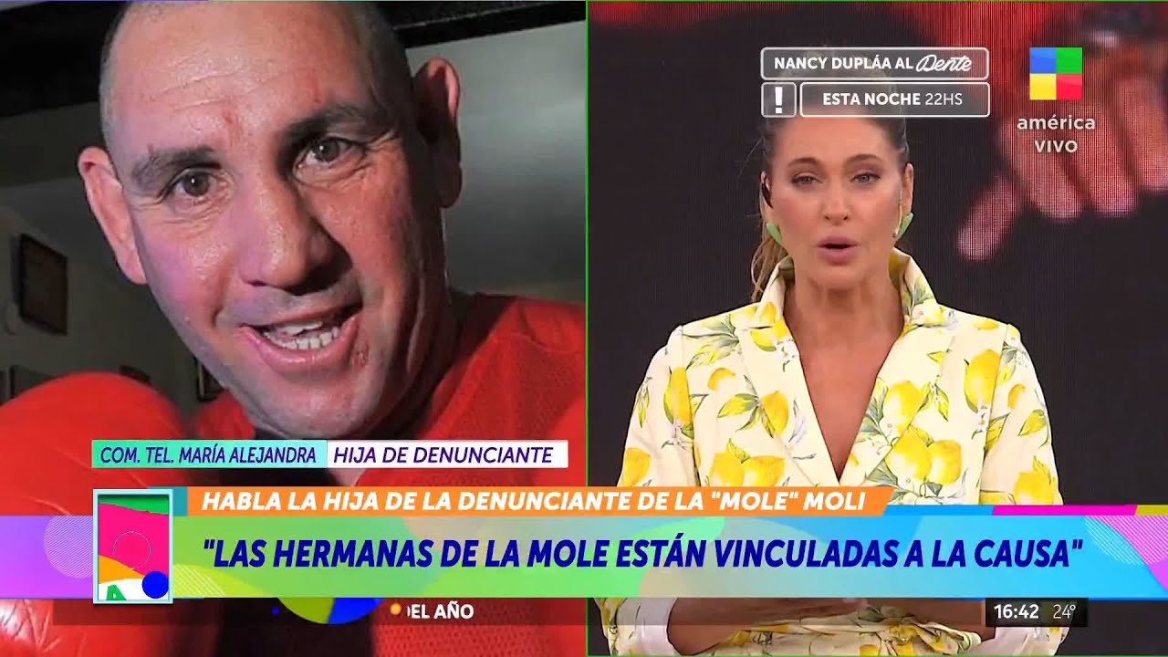 🗣️ Habla la hija de la denunciante de "La Mole" Moli: "Temo por mi vida ...
