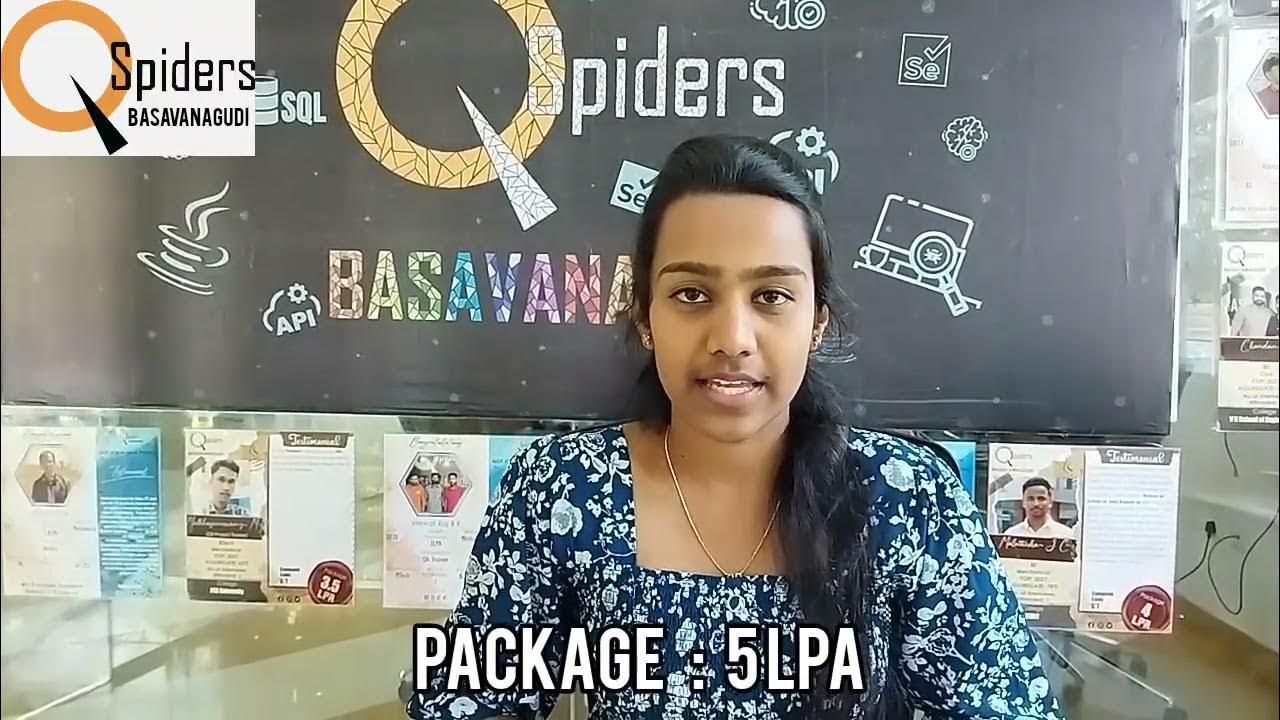 Get CERTIFIED and PLACED in top MNCs through QSpiders Basavanagudi ...