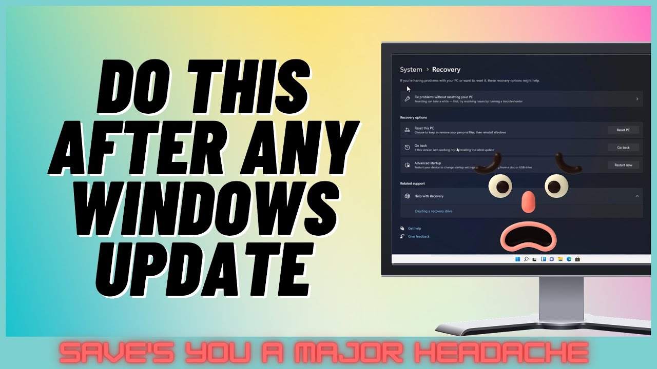 Do This After Every Windows Update - YouTube