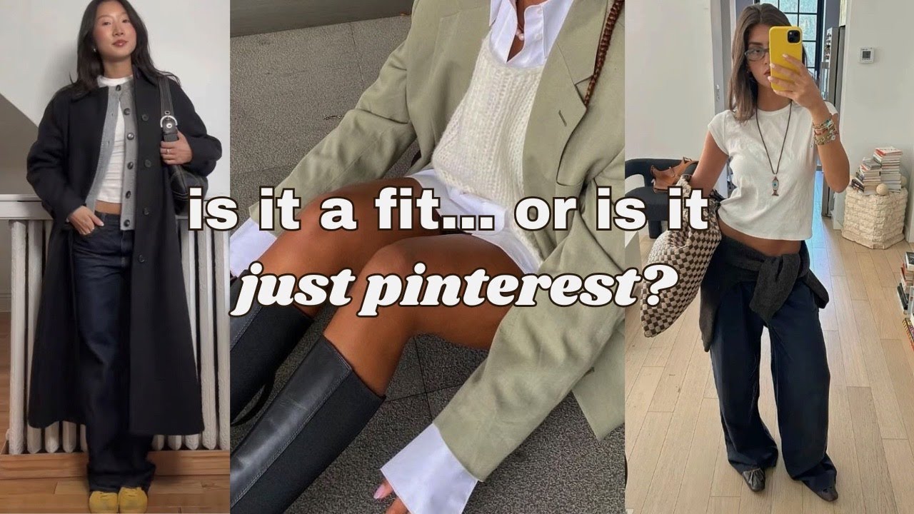 recreating pinterest oufits 🍵🩰🦢 fall fashion, is it a fit or is it just ...