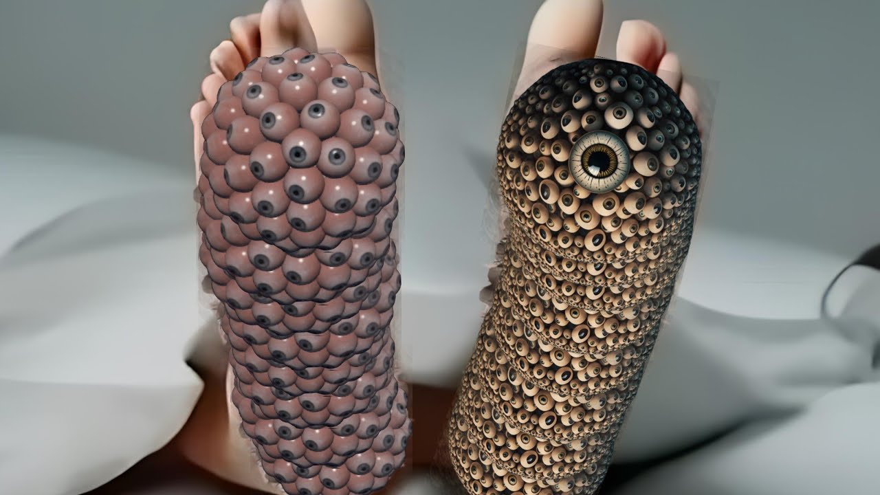 ASMR very different satisfying what's on the Foot|ASMR animation ...