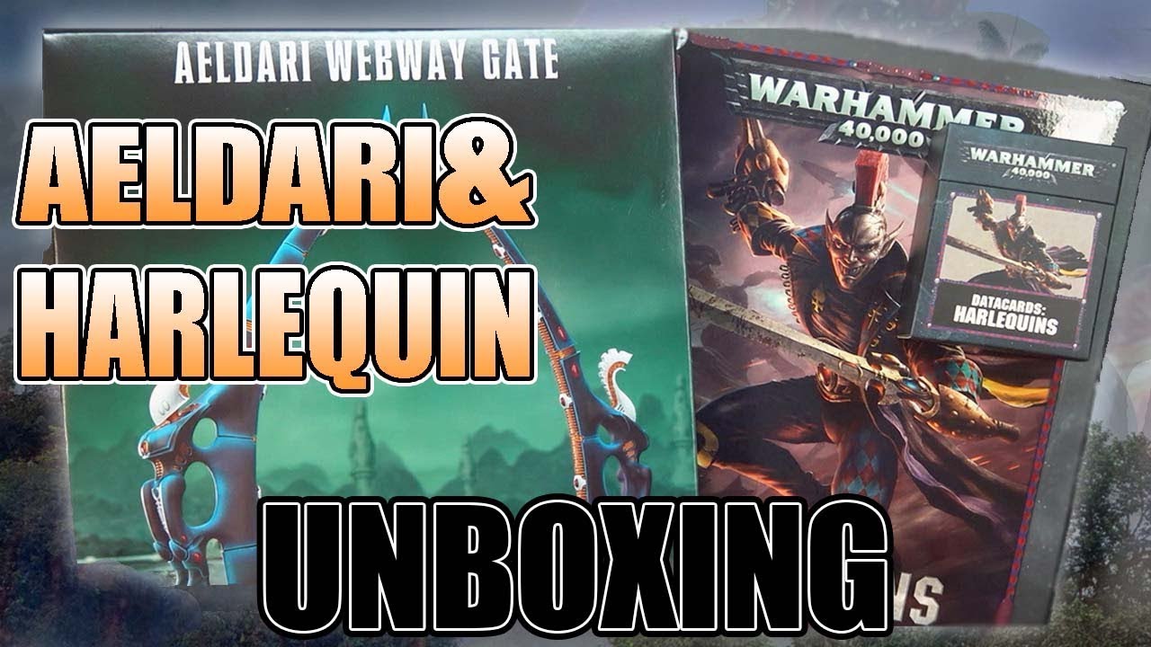 Aeldari Webway Gate Unbox & Build Plus Harlequin Codex - YouTube