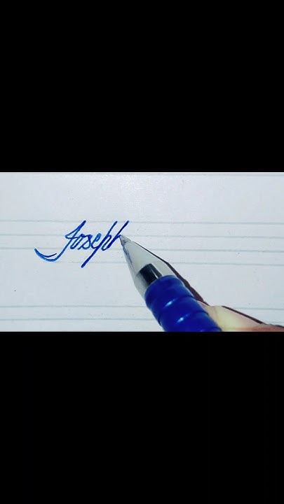 Joseph write ️ in beautiful cursive style. #calligraphy #handwriting # ...