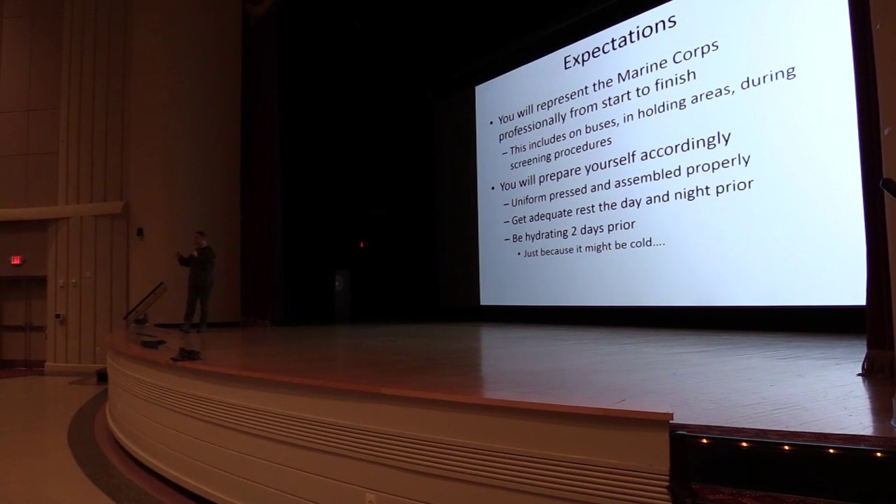 Inauguration All Hands for NCR Marines participating in Street Cordon ...