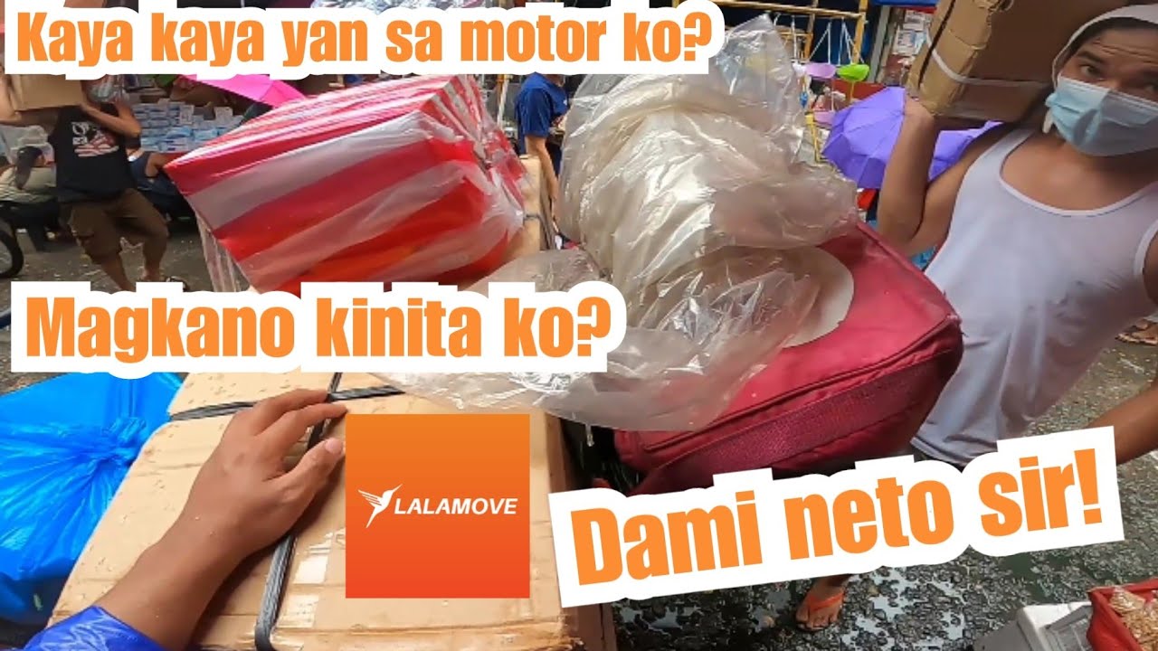Lalamove income reveal (No Bag) 2 days | Rain Or Shine | Courier Rider ...
