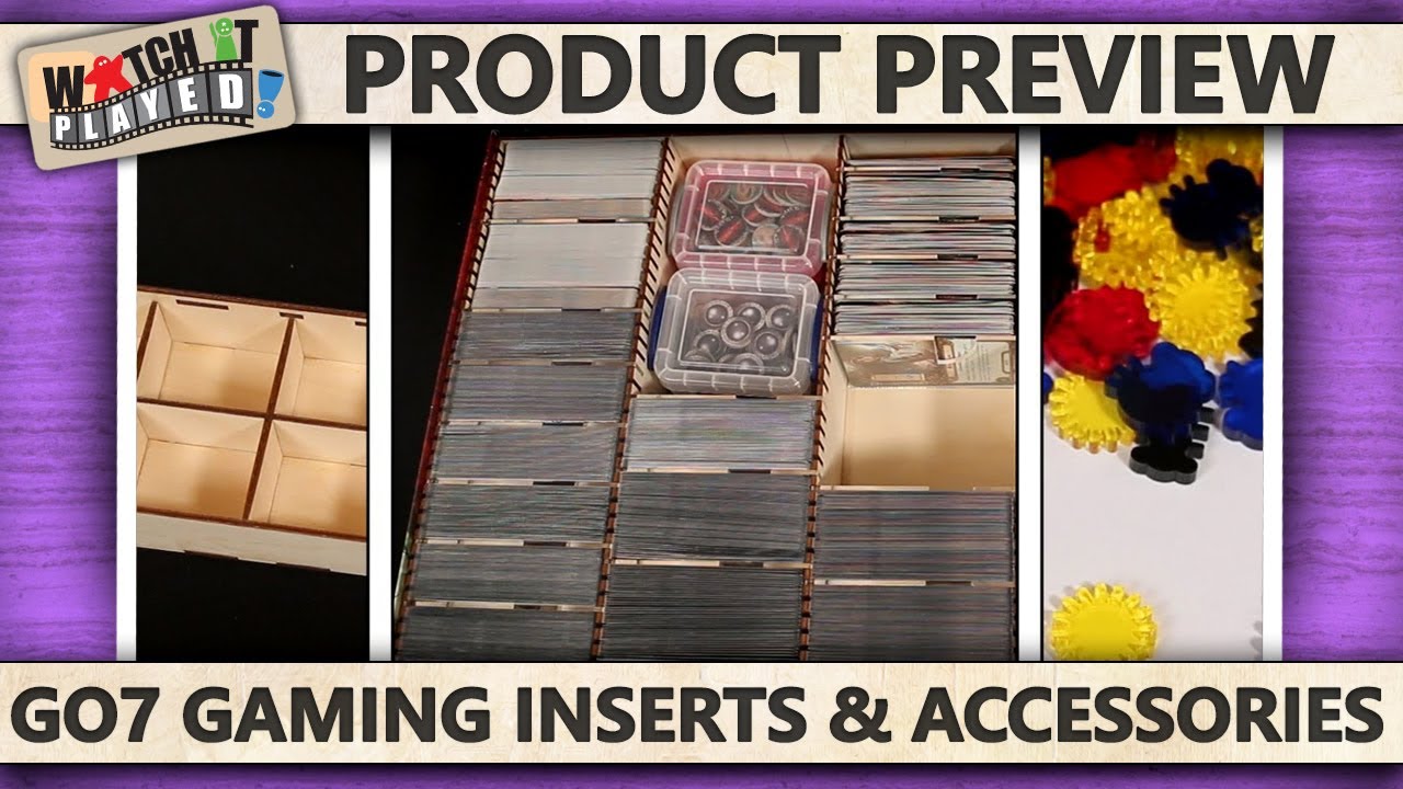Product Preview - Go7 Gaming Inserts and Accessories - YouTube