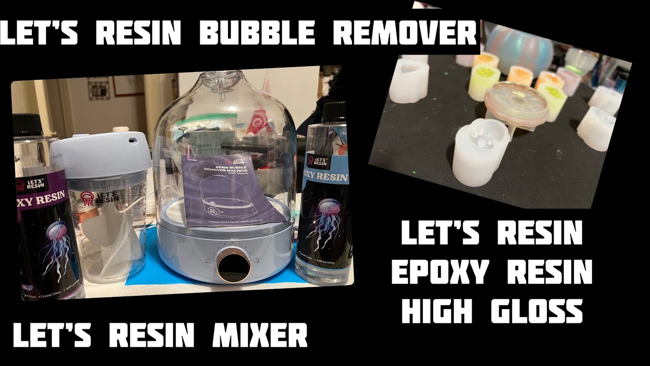 How to use the Lets Resin Bubble Remover Machine - YouTube