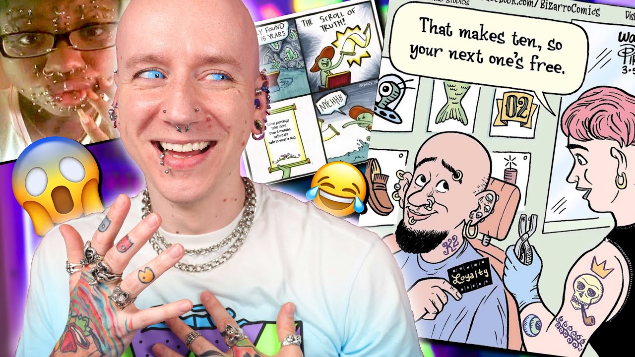 The BEST PIERCING MEMES To Make You Laugh | Roly - YouTube