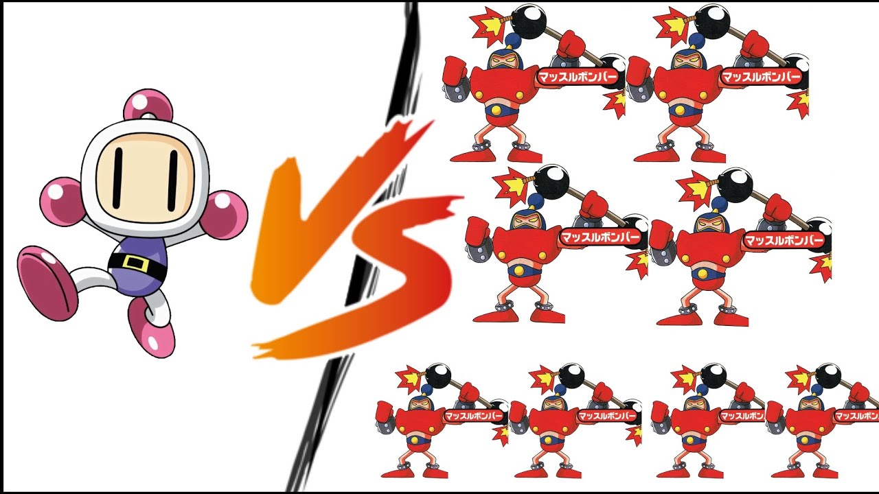Super Bomberman 5 - All Bosses Muscle Bomber Fight & Ending Credits # ...