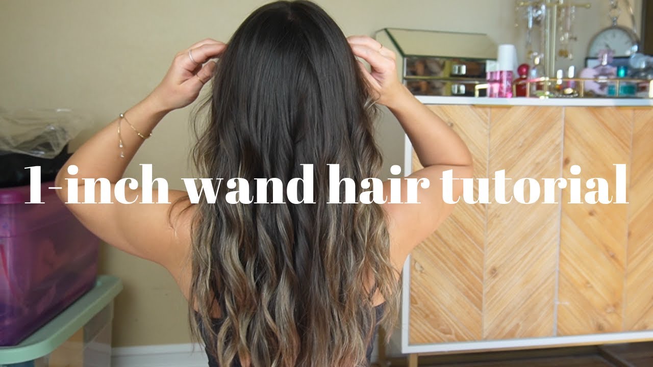 1-inch wand hair tutorial - YouTube