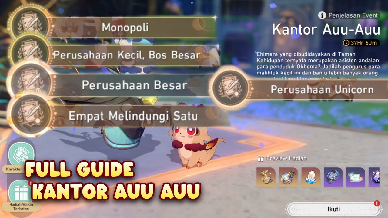 Full Guide Kantor Auu Auu | Honkai Star Rail Ver 3.1 - YouTube