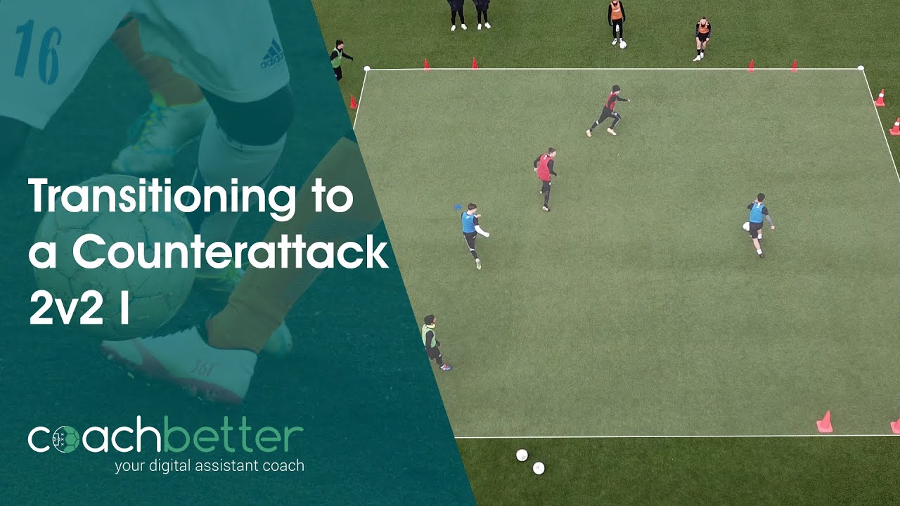 NEW TRAINING ACTIVITY 👀⚽ | Transitioning to a Counterattack 2v2 🔥 ...