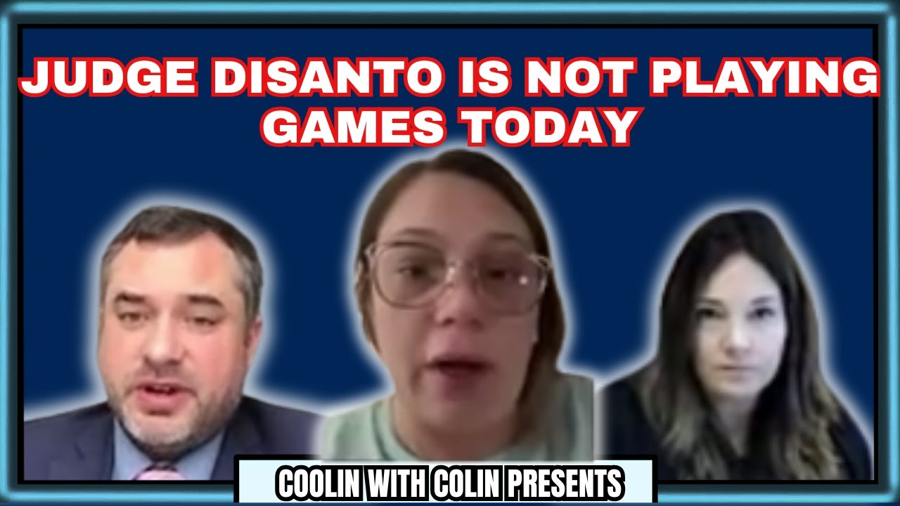 Judge DiSanto Is Not Playing Games Today - YouTube