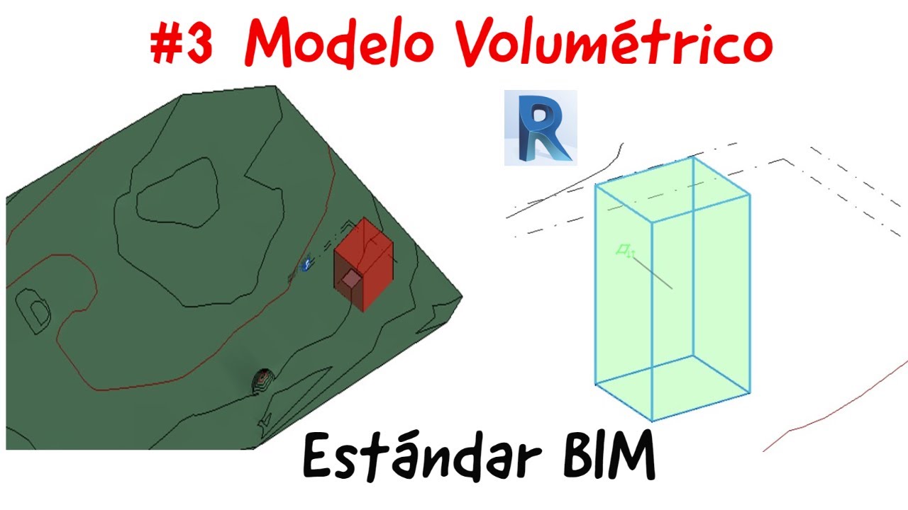 Hacer MODELO VOLUMETRICO | estándar BIM | Revit 2025 - YouTube