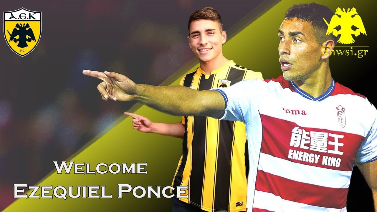 Enwsi.gr Welcome to AEK Athens Ezequiel Ponce 2018/19 HD - YouTube