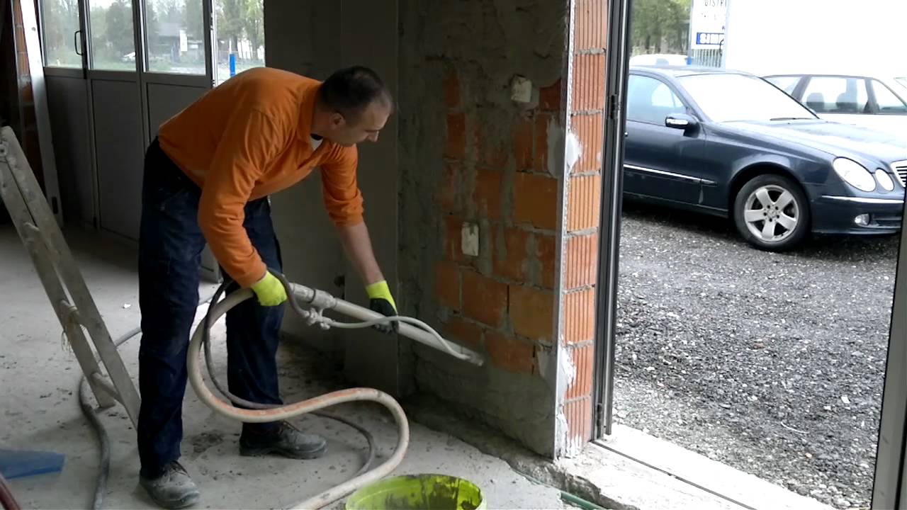 Masinsko malterisanje - YouTube